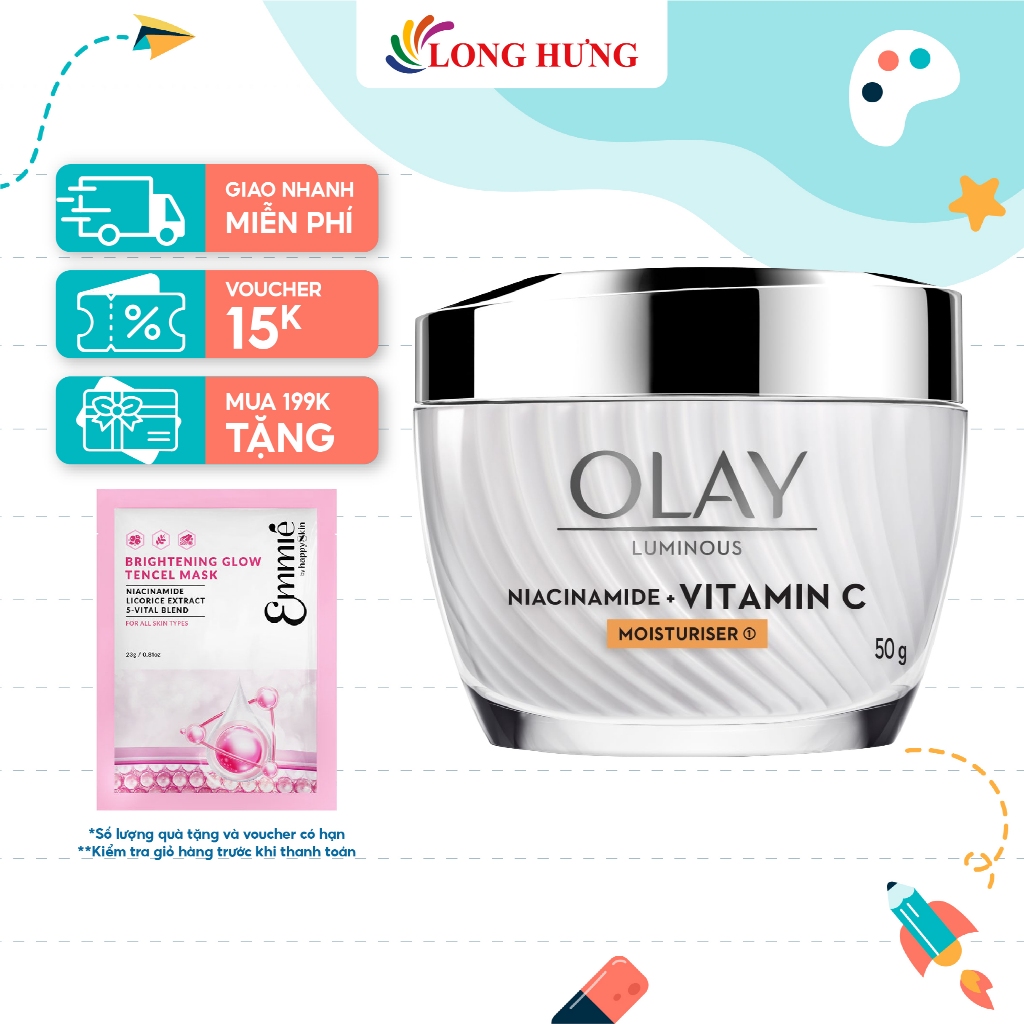 Olay Luminous Moisturizer Niacinamide + Vitamin C (50g) | Shopee Singapore
