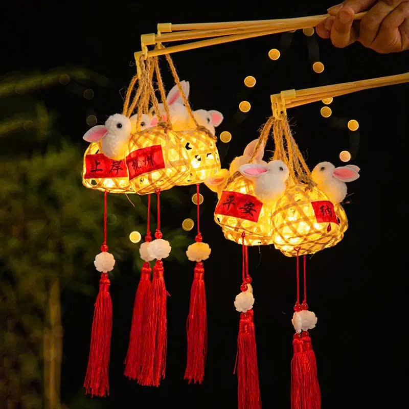 Jade Rabbit Mid-Autumn Festival Lantern with Light, Mid-Autumn Festival ...