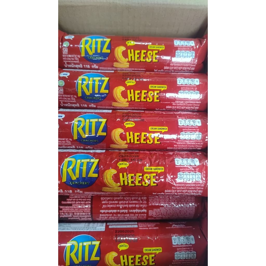 RITZ BISCUITS WITH CHEESE 118G | Shopee Singapore