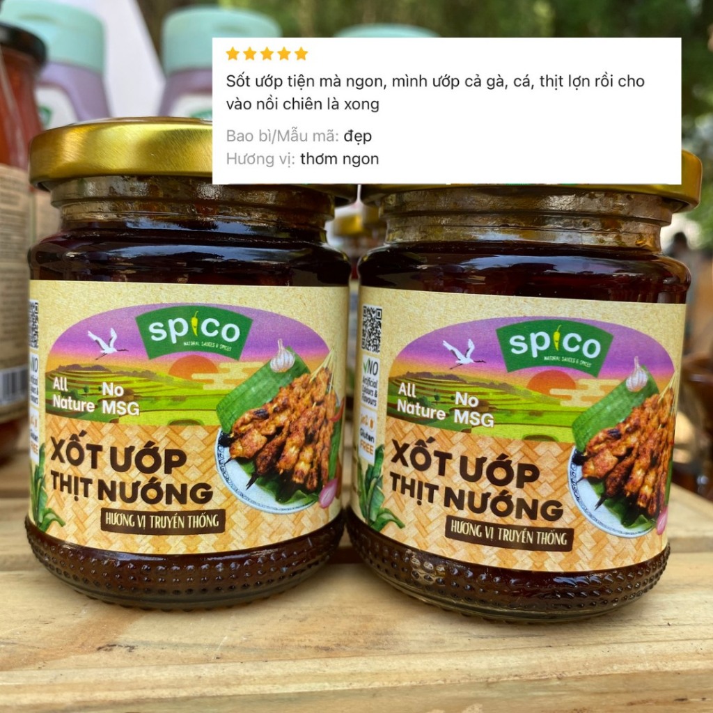 SA SPICO GARLIC CHILLI SATE 130g steamed with peanut oil (peanuts ...