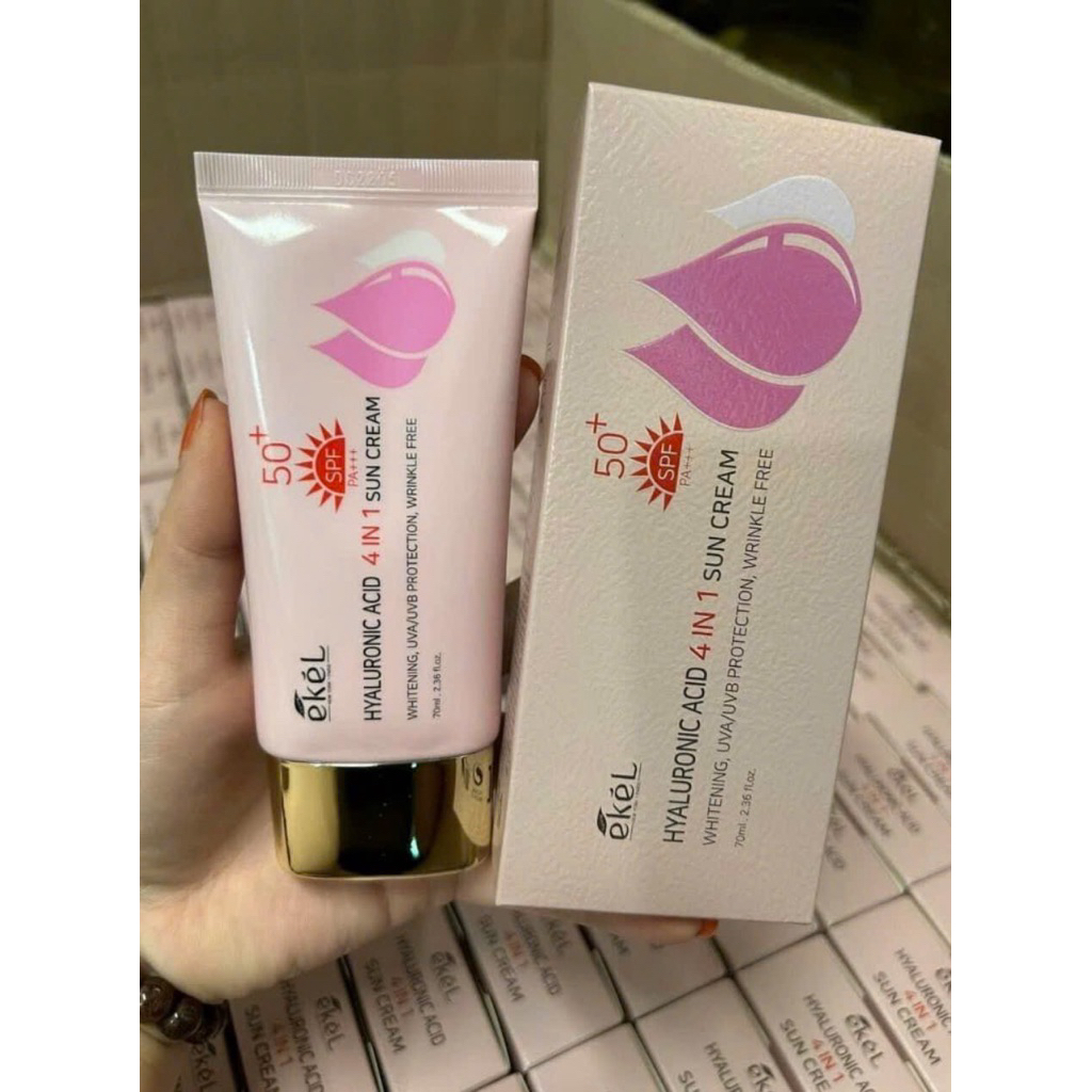 EKEL 4 In 1 Sun Cream SPF 50+ PA+++ (70ml) | Shopee Singapore