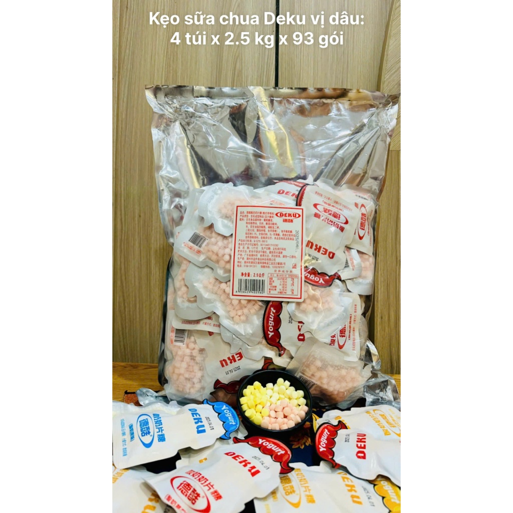 [Nutrition] 100g Deku Yogurt Tablets/ Deku Yogurt Candy Strawberry ...