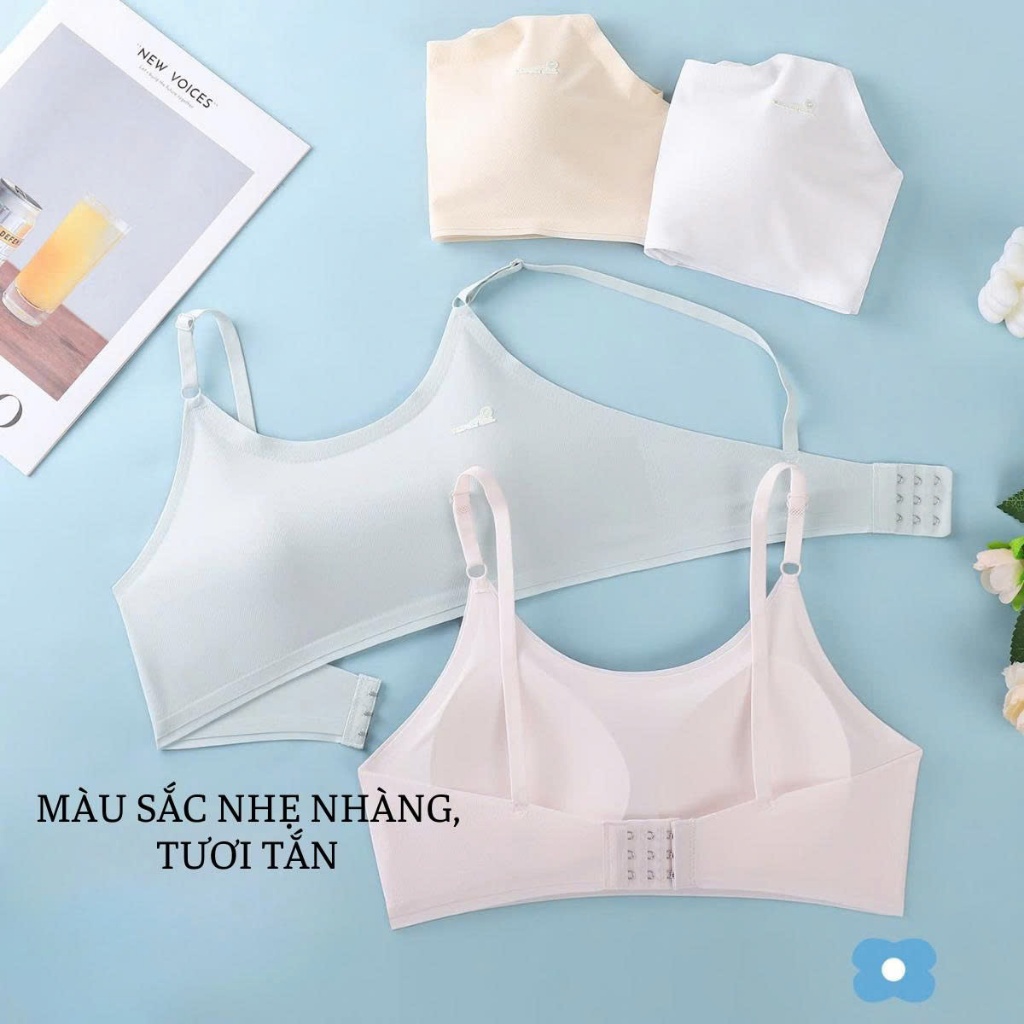 Middle school and high school girls' bras with back hooks, no steel ...