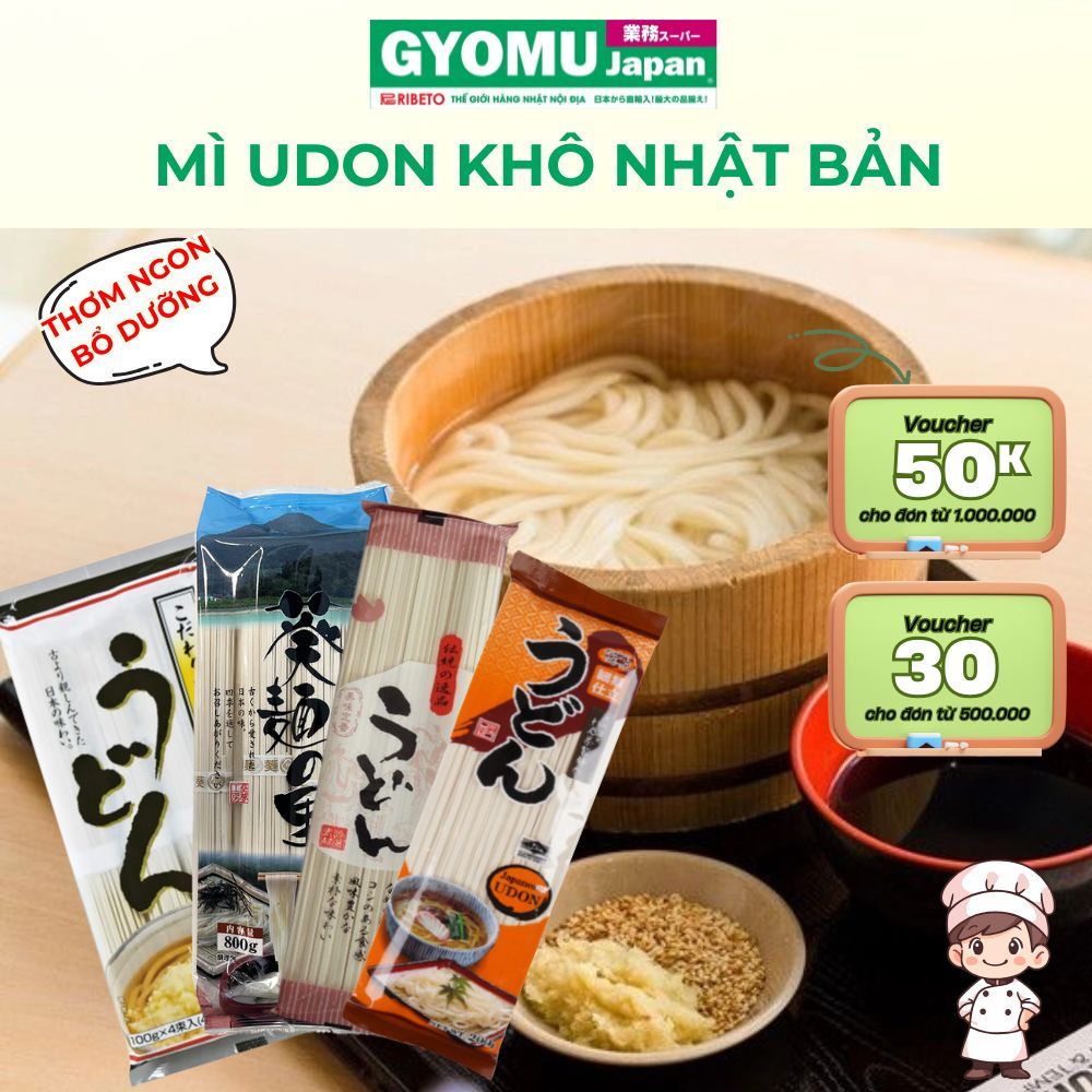 Japanese Dried Udon Noodles - GYOMU JAPAN | Shopee Singapore