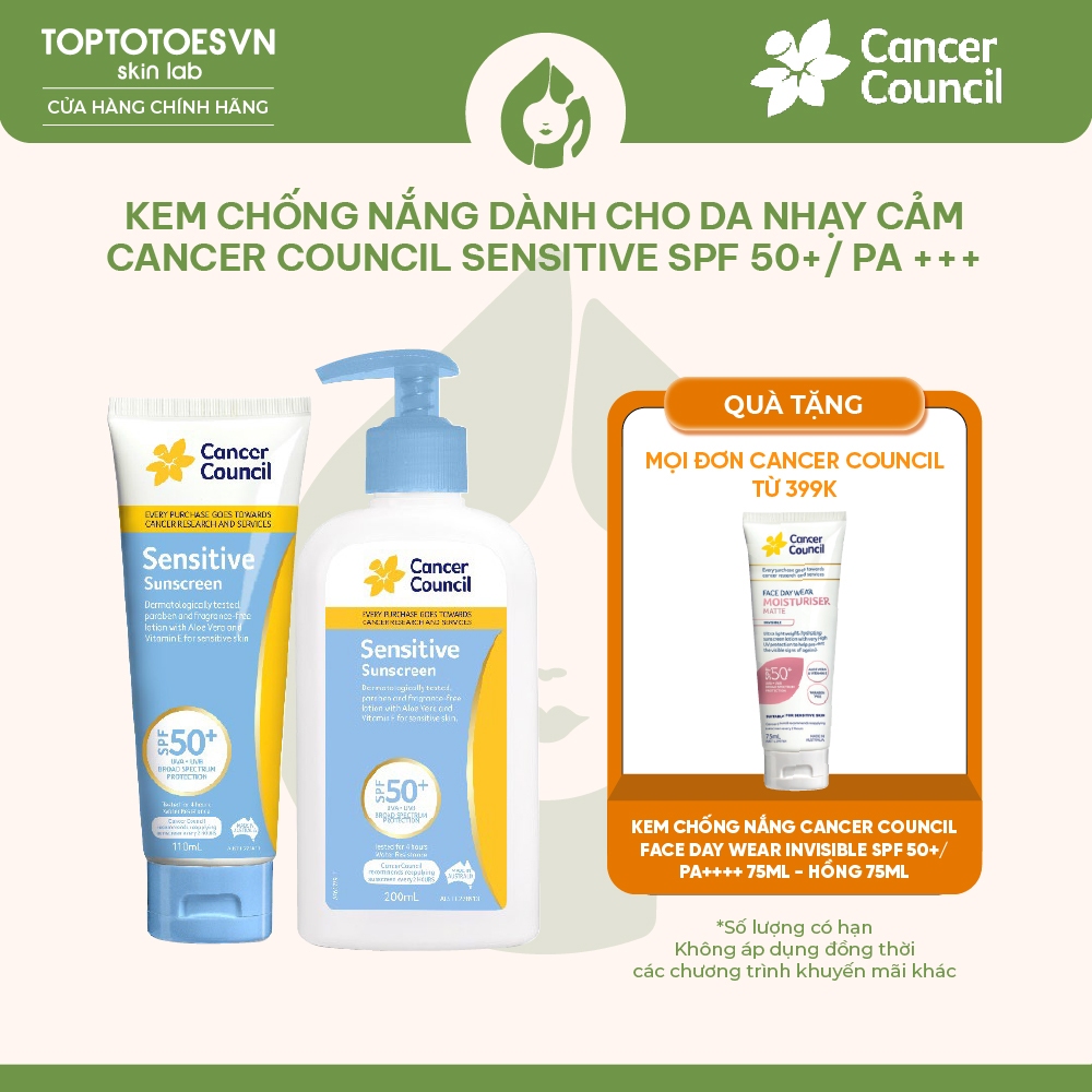 [IMPORTED PRODUCTS] Cancer Council Sensitive Sunscreen for Sensitive ...