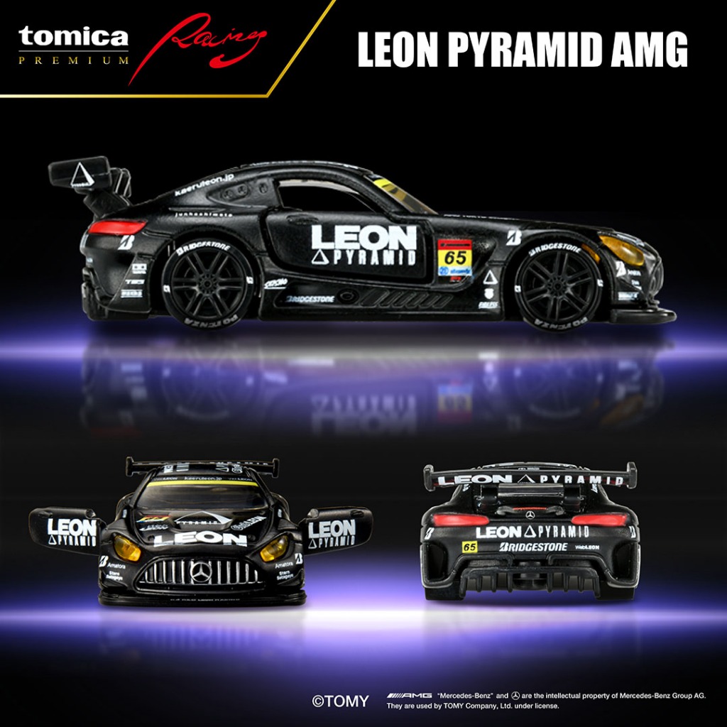 Tomica Premium Racing Mercedes Super GT LEON Pyramid AMG CVSTOS Fullbox ...