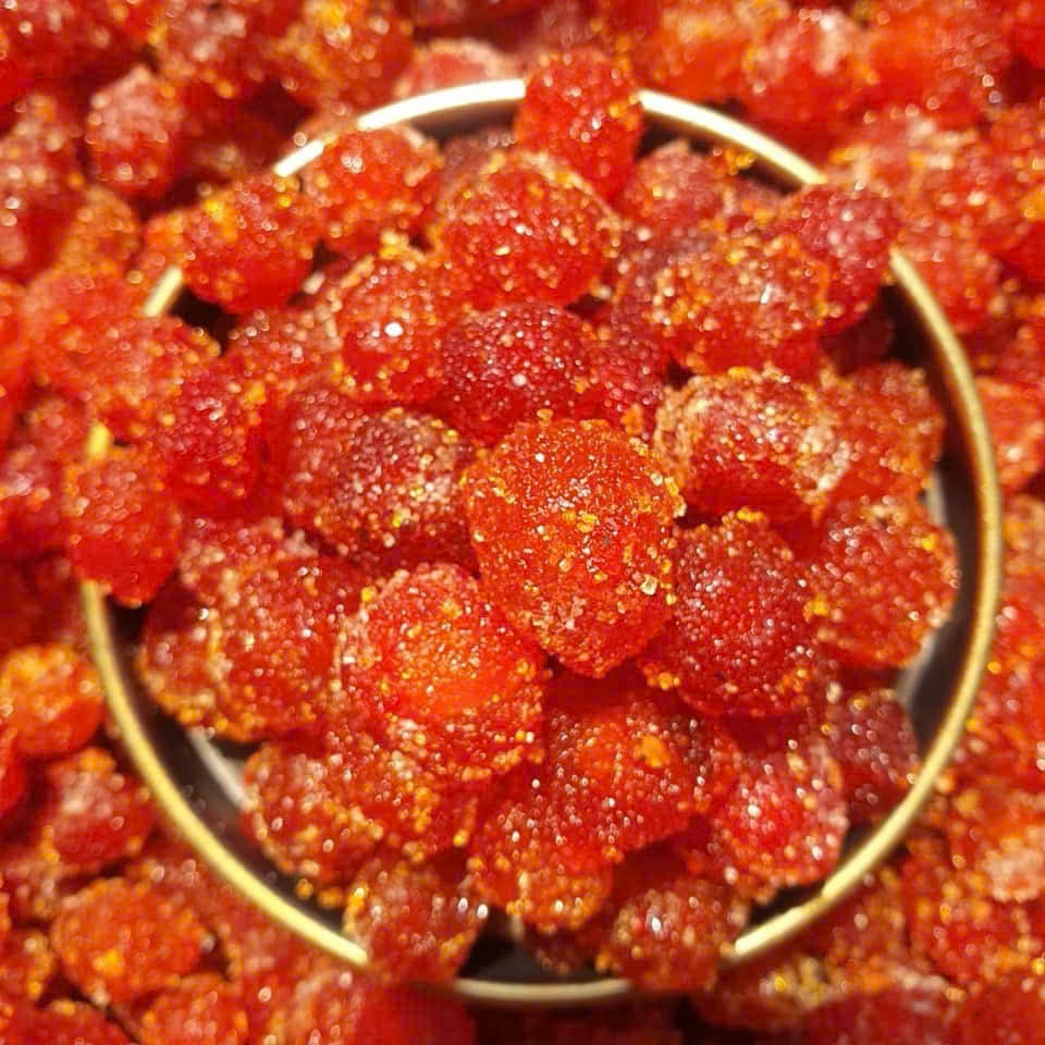 Dried gooseberries with salted lemon, sweet and sour, spicy and ...