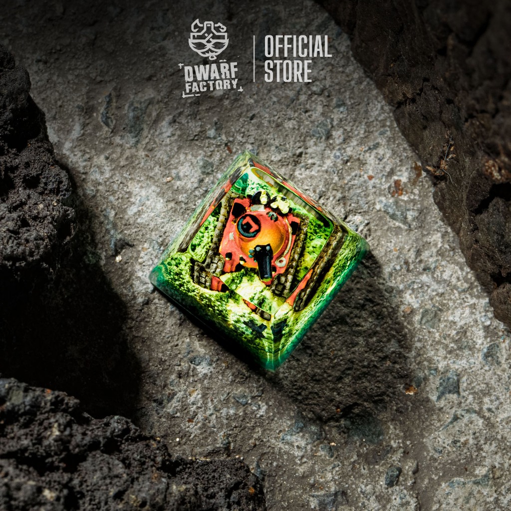 Dwarf Factory Mechanical Keyboard Artisan Keycap - The Panzer II ...