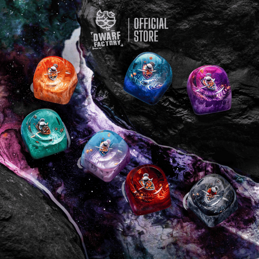 Dwarf Factory mechanical keyboard Artisan Keycap - Stardust | Shopee ...