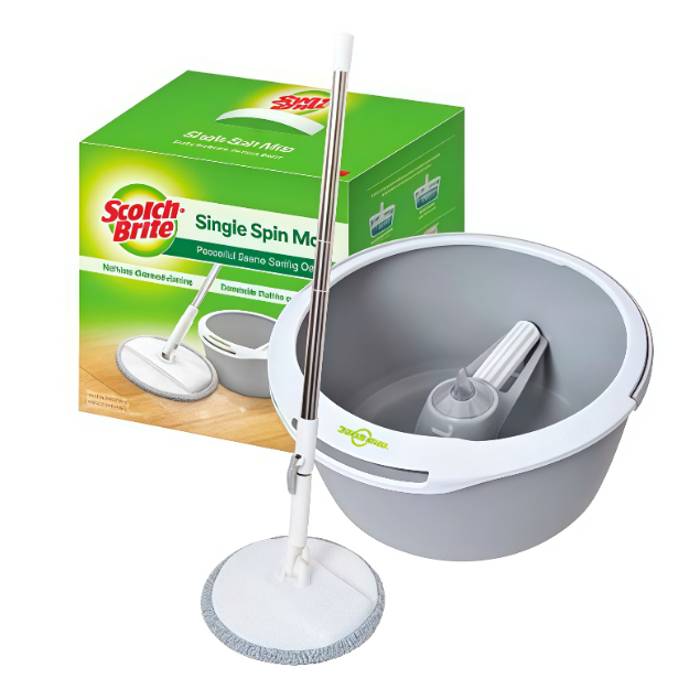 New generation 360 degree mop set 3M Scotch-Brite T6 PD-18 - Gray ...
