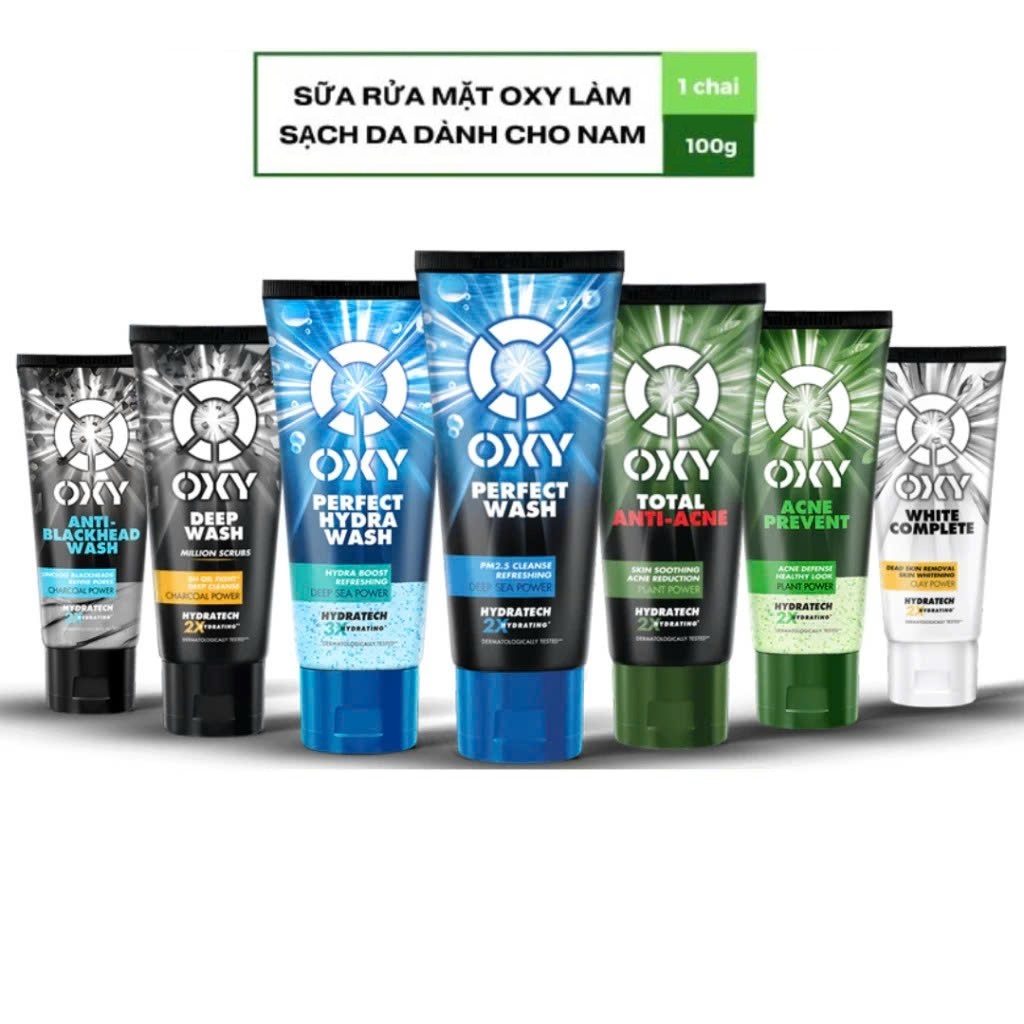 OXY Japanese Oxygen Facial Cleanser with Deep Wash - Anti BlackHead ...