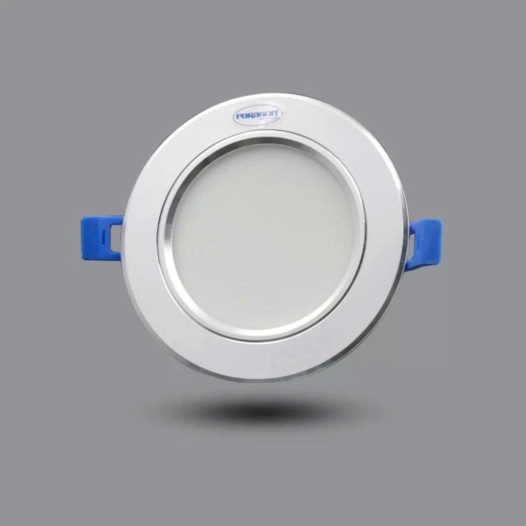 9W F118 90/9 Silver Border Recessed LED Downlight | Shopee Singapore