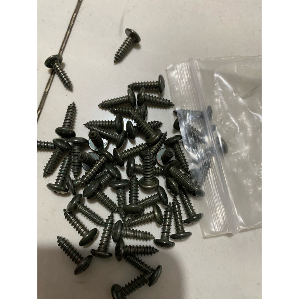 M6 electric motorbike fairing clamp screw with M4 fine thread and ...