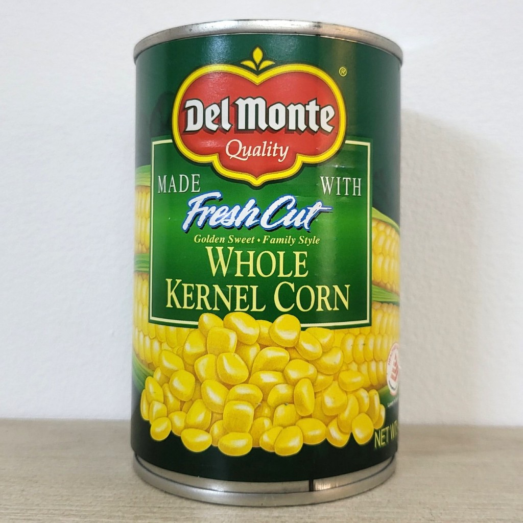DEL MONTE -- WHOLE Can 420g -- Canned Corn Golden Sweet Whole Kernel ...