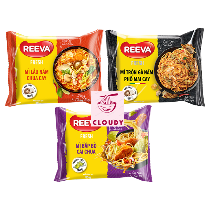 Carton of 30 packs of Reeva Noodles with Spicy and Sour Mushroom Hot ...