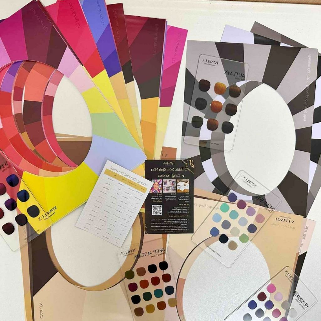 Personal Color Card Upgraded 23 Tone – Tool to Define Skin Tone ...