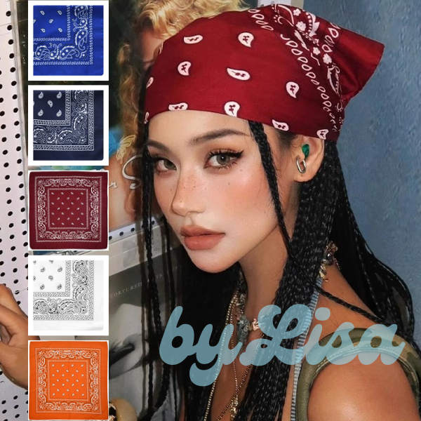Y2K Retro Style Unisex Multi-Purpose Bandana, Square Triangle Turban ...