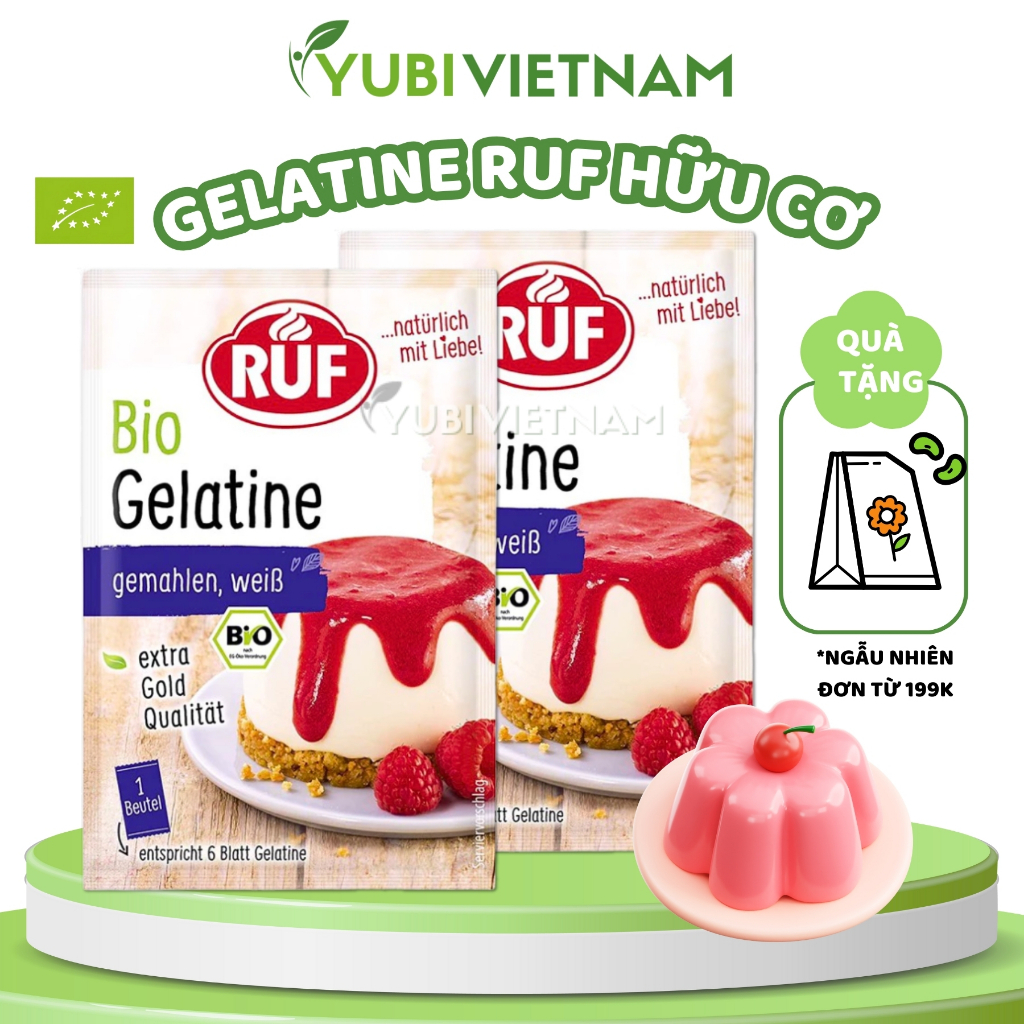 German Organic Gelatine 9G Jelly Pudding Gummy Candy for Baby Weaning ...