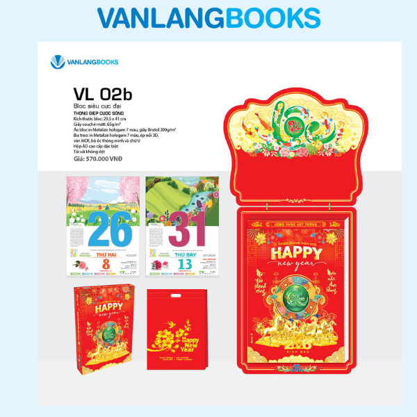 Calendar 2026 Bloc Super Extreme – Life Message Theme | Calendar ...