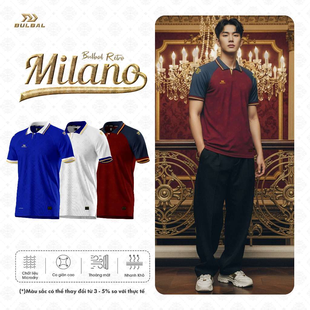 Retro Bulbal Milano Football Shirt, highly stretchy, airy Microdry ...