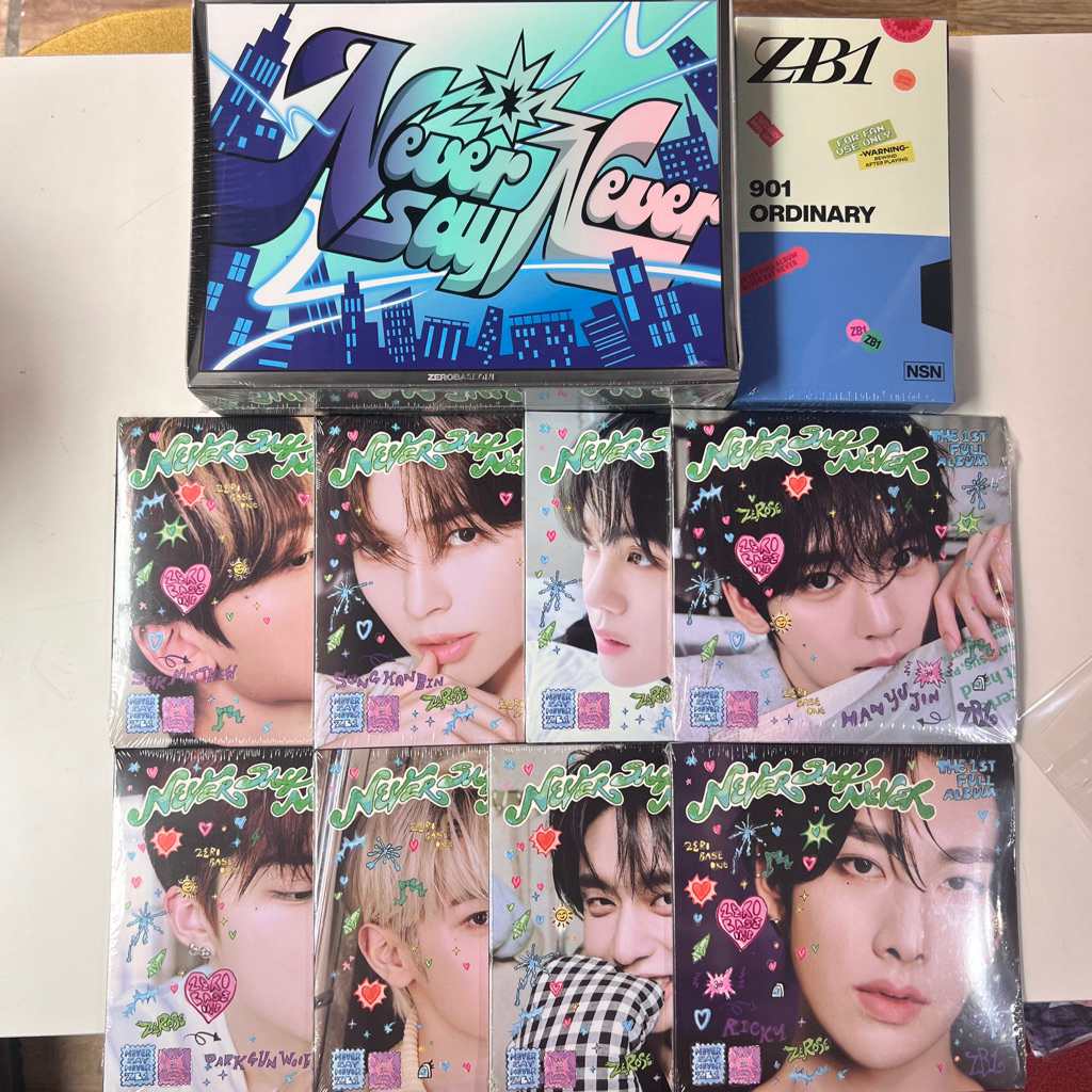 ZEROBASEONE ZB1 1st Full Album [ NEVER SAY NEVER ] | Shopee Singapore