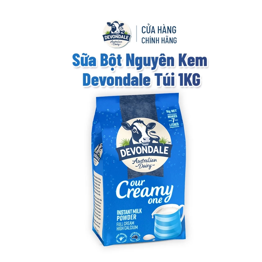 Devondale Whole Milk Powder 1KG Bag | Shopee Singapore