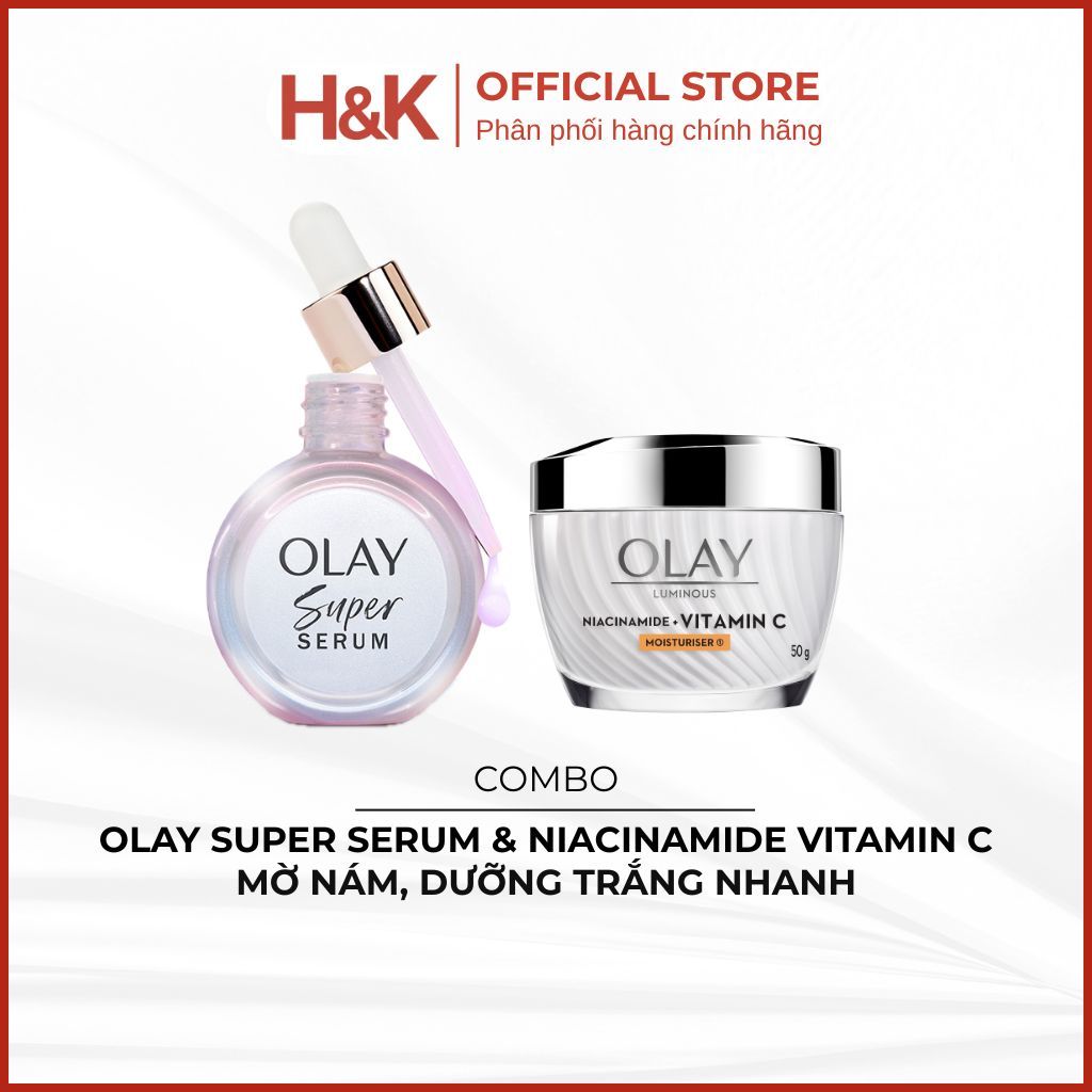 Olay Super Serum Brightening and Fading Melasma Serum Combo 30Ml & Olay ...