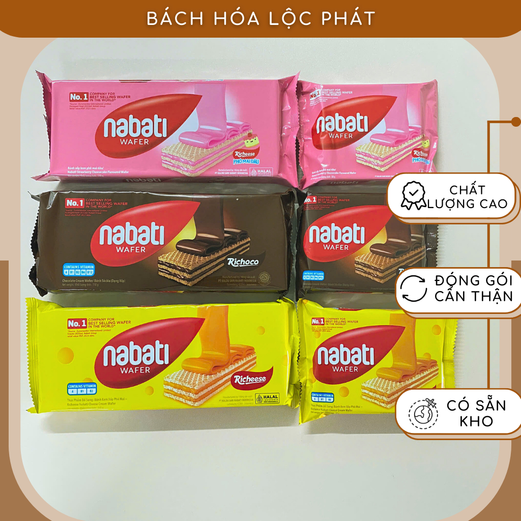NABATI Richeese / Richoco / Strawberry Card Cake 50G (Box of 60 Packs ...