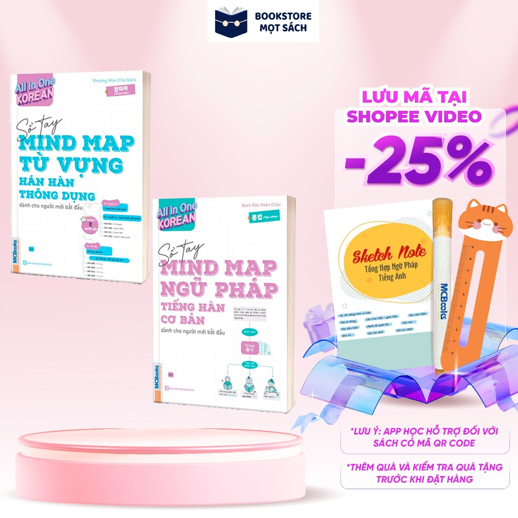 Book - Combo All In One Korean - Mind Map handbook for beginners - Odd ...