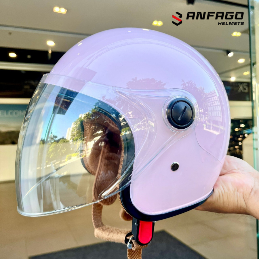 3/4 long glass HELMET/HELMET - Headband, stylish, dynamic - [Vo Ha Linh ...