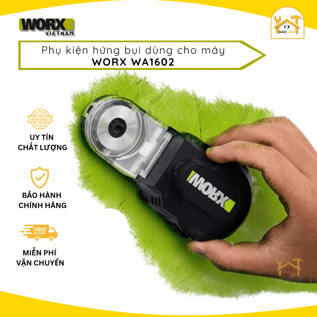 WORX WA1602 Wall Drilling Dust Collector Box (With Hepa Dust Collector ...
