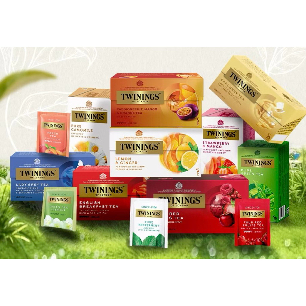 Twinings Premium British Tea Bags – Box of 25 Packets (12 Various ...
