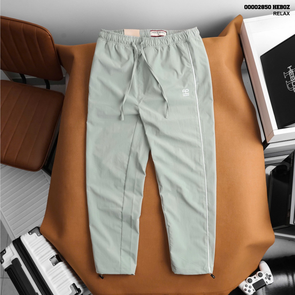 [WIDE FORM] Heboz logo line 2M wind pants, men's plain wind pants in ...