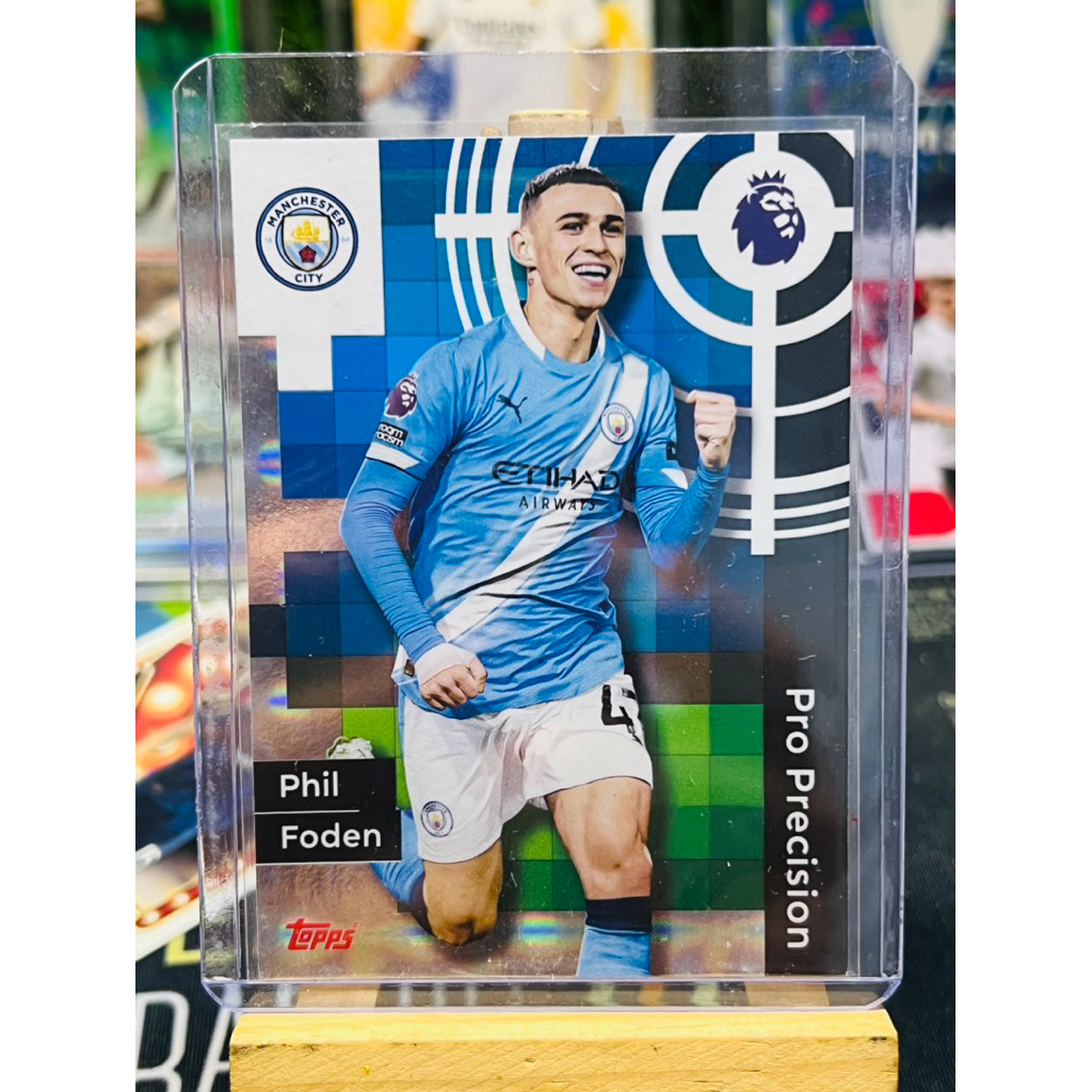 Phil Foden Manchester City Pro Precision Topps EPL 2025/26 Football ...
