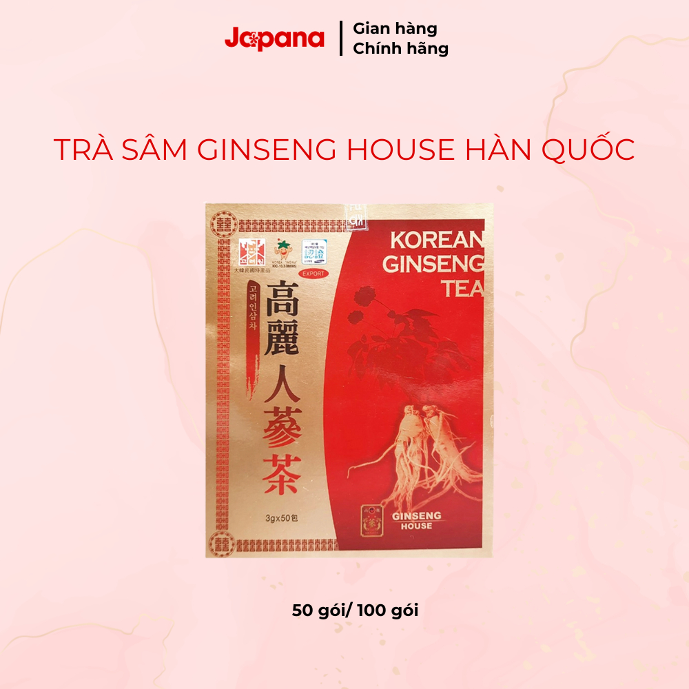 Ginseng House Korean Ginseng tea 50 packs/ 100 packs (3g) | Shopee ...