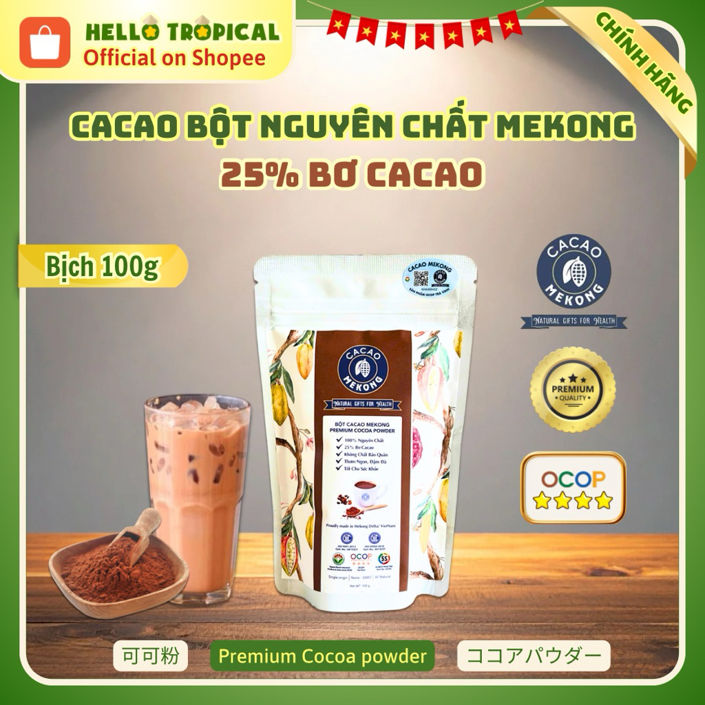 [NEW] MEKONG CACAO pure cocoa powder made in Japan, brewed in super ...