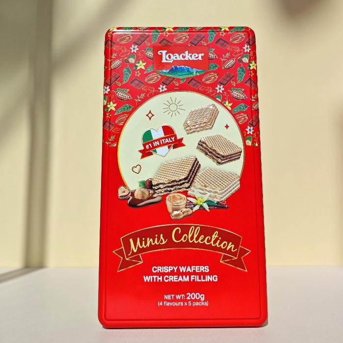 Loacker Minis Collection 4 Flavors Cream Sponge Cake - Hazelnut ...