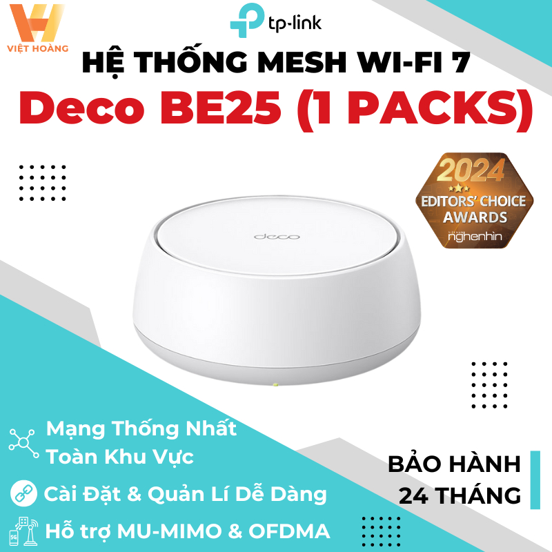 [1-3packs] TP-Link Tapo DECO BE25 - BE5000 Genuine Wi-Fi 7 Mesh System ...