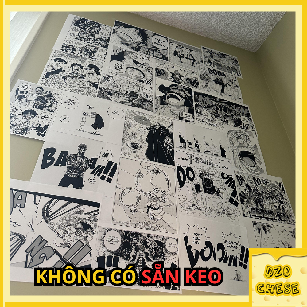 Large Format Paper wall Combo Anime A4-A5 manga wall Piece,Jujutsu ...