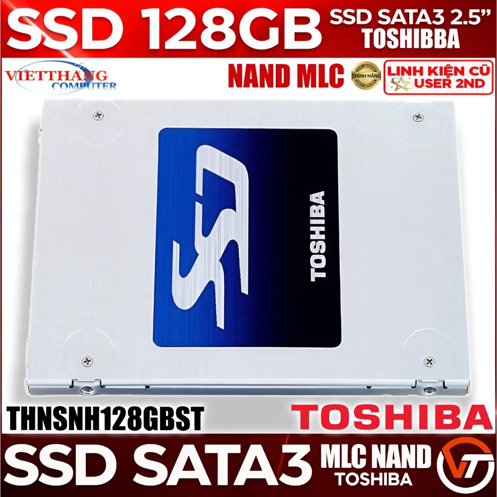 Toshiba THNSNH128GBST 128GB Nand MLC SSD Hard Drive Extremely Durable ...
