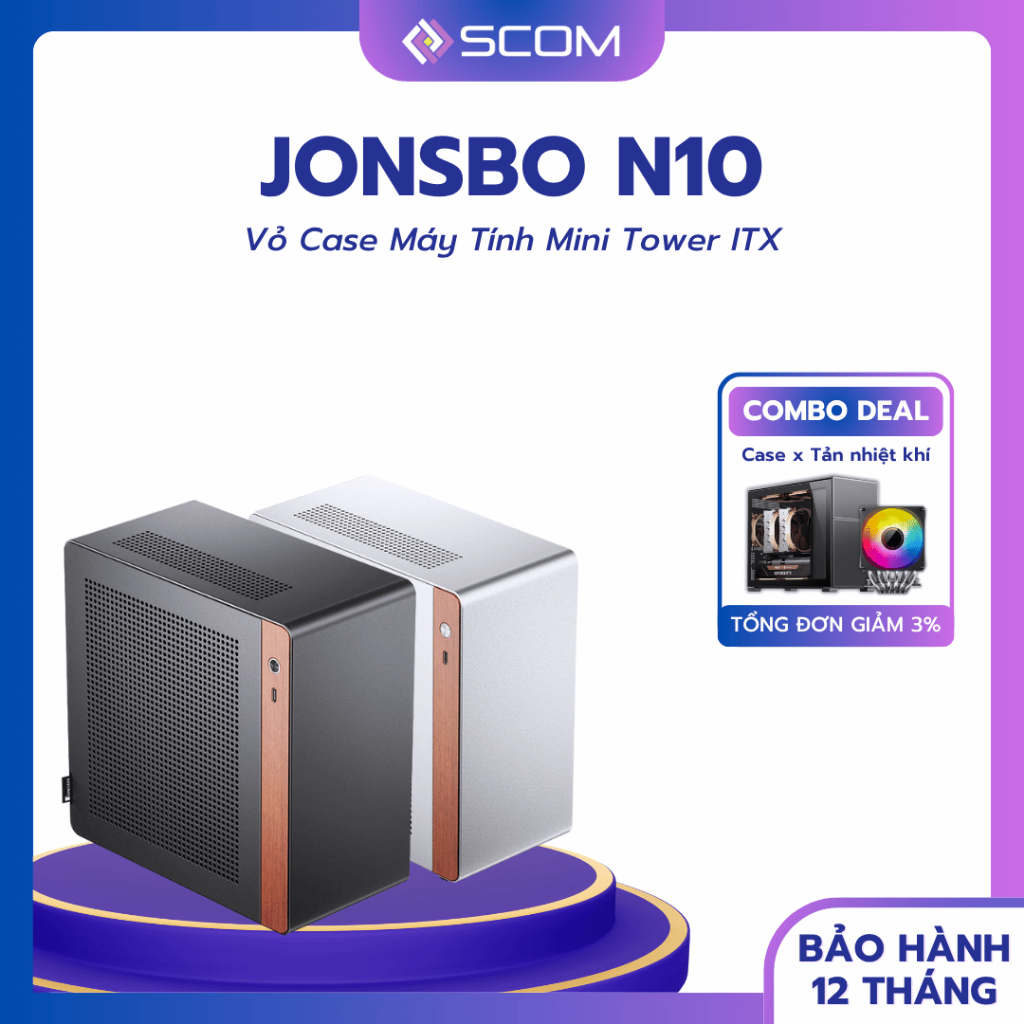 Jonsbo N10 NV10 PC Case ITX Mini Tower Compact Wooden Steel Surface ...