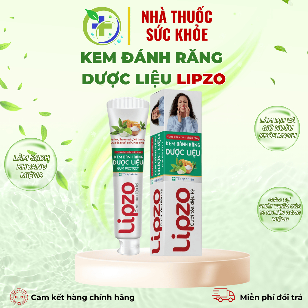 Lipzo medicinal toothpaste - Prevents bleeding gums, strengthens gums ...