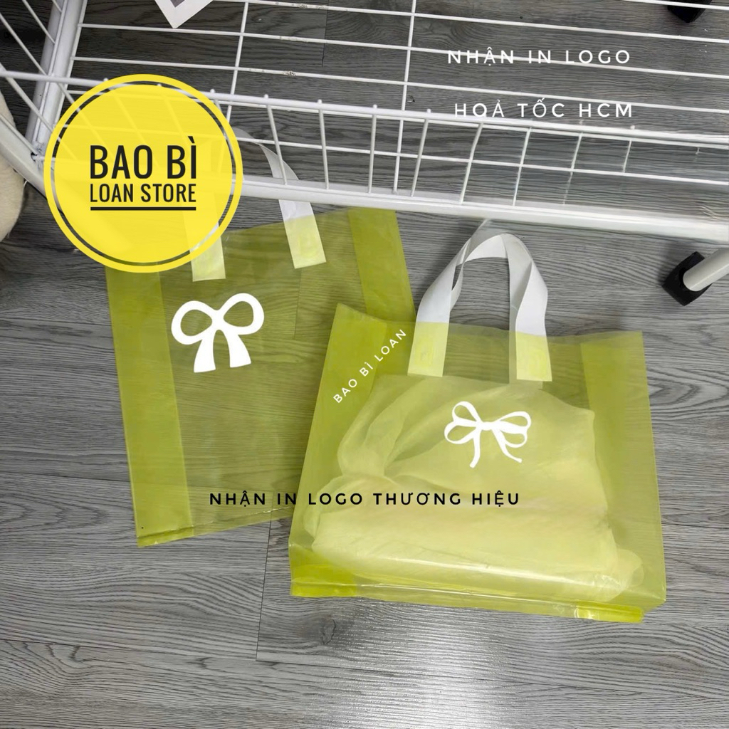 10kg square handle pressed bag in butter jelly color, square shape (can ...