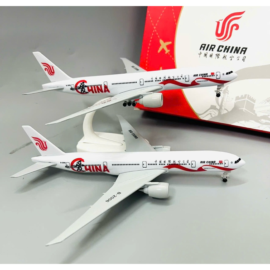 Boeing B777 Airplane Model "AIR CHINA" Red Dragon Symbol - Red Dragon ...