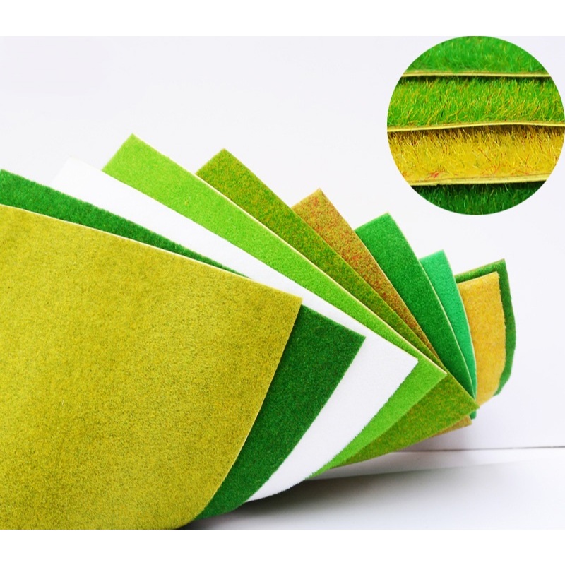 SA Grass mats of various colors to decorate miniature landscapes, sand ...