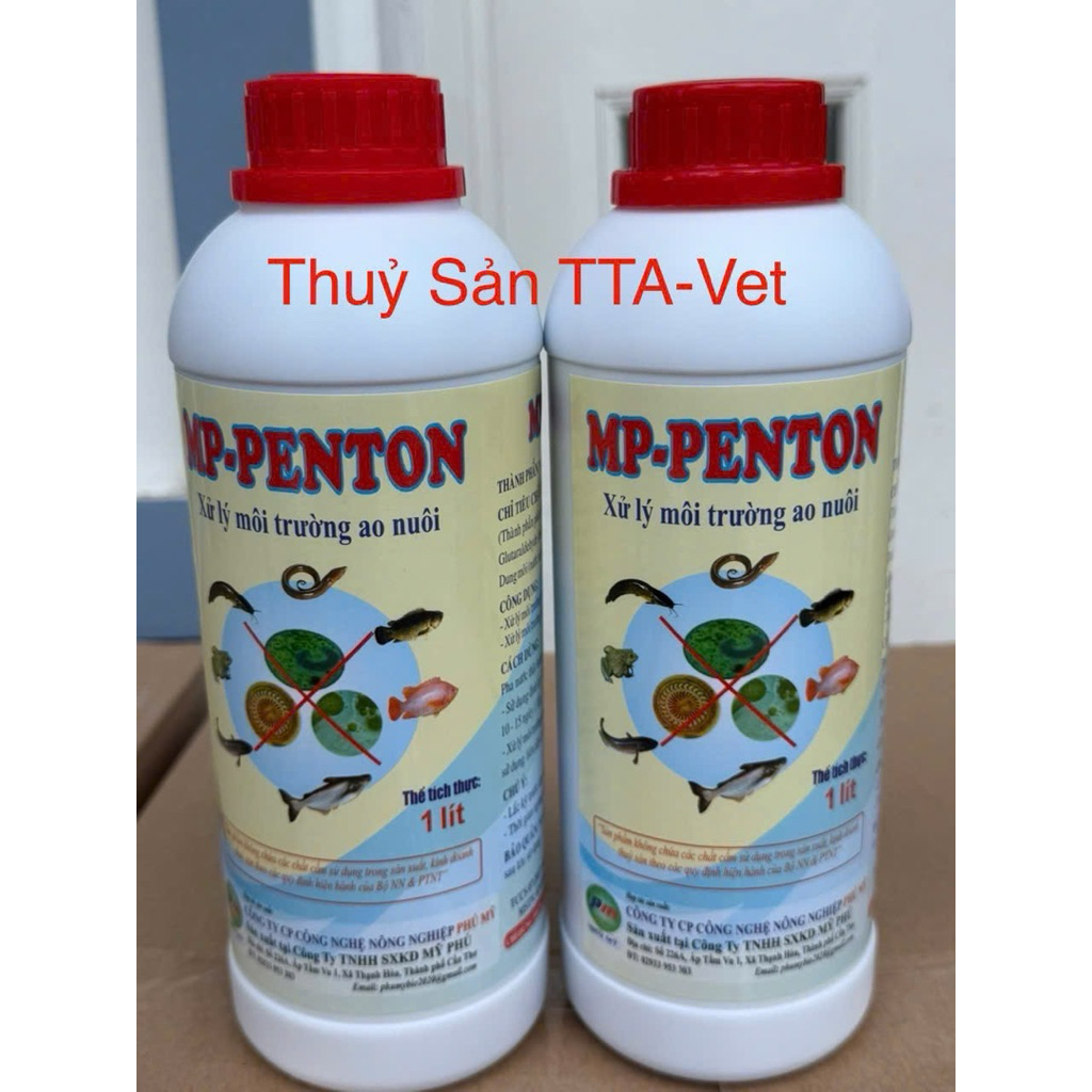 Mp Penton (1 liter) green water, white bottle kills bacteria, fungi ...