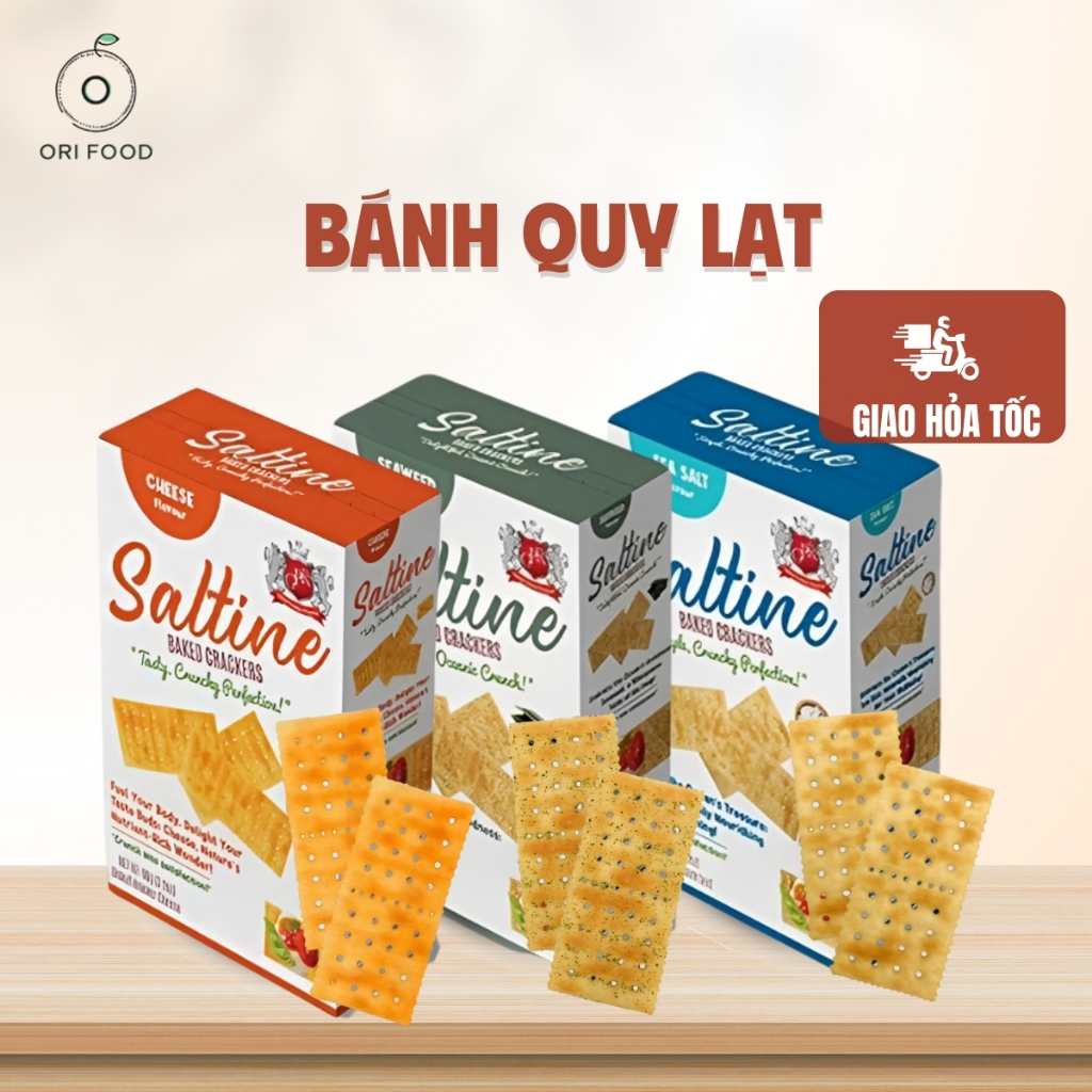 Crispy Grilled Saltine Cracker Crackers Box 90gr Cheese/Seaweed/Sea ...