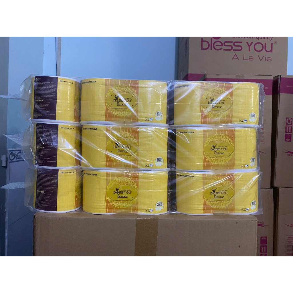 [Genuine] Lot of 10 Rolls of Bless You Lamour Toilet Paper - 2 Premium ...