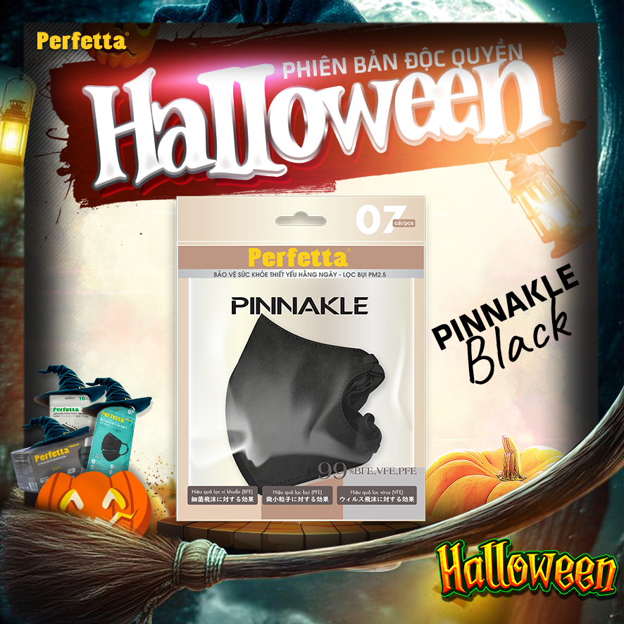 Halloween Version - Perfetta 5D Pinnakle Mask Black (7 pieces/pack ...