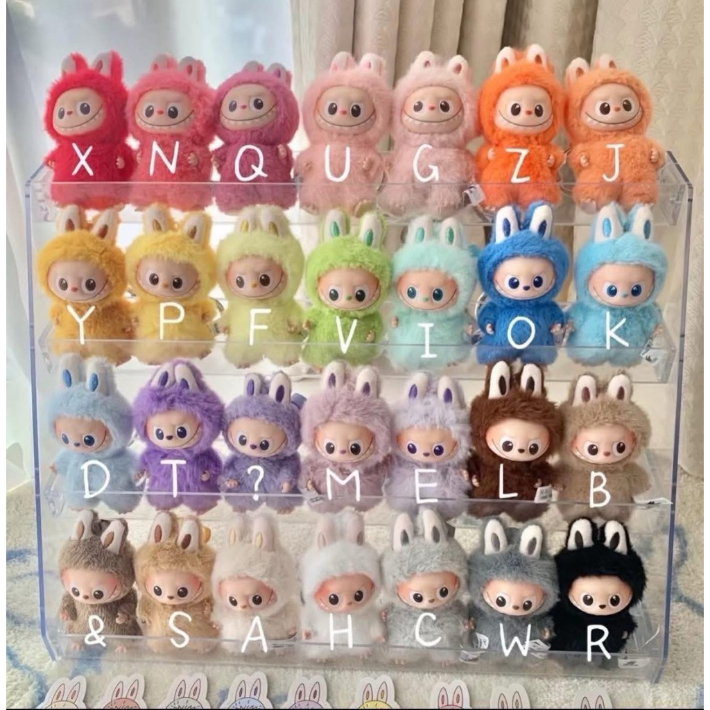 [AUTHENTIC 100%] Genuine Plush Animal Keychain PM Labubu Pin For Love ...